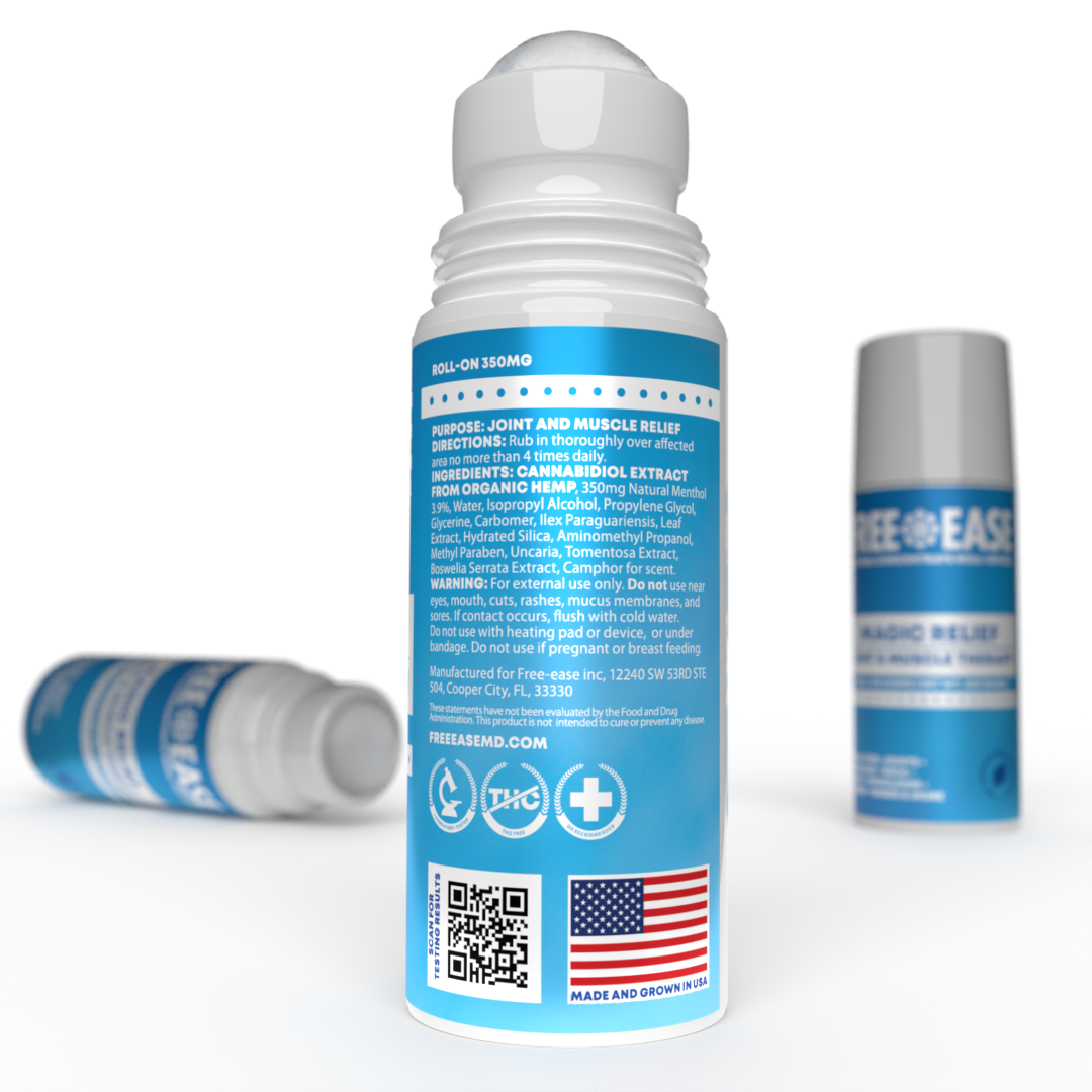 Free-Ease | Magic Relief Roller For Muscle Recovery | Light Solution